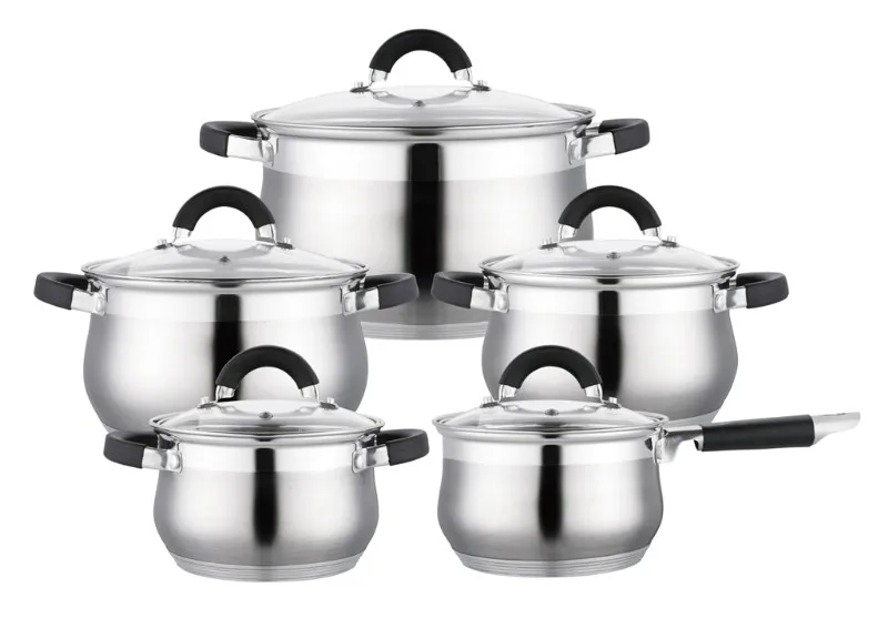 Cooking Pot Inox Inox Flatware 18/10 12pcs Inox Cookware