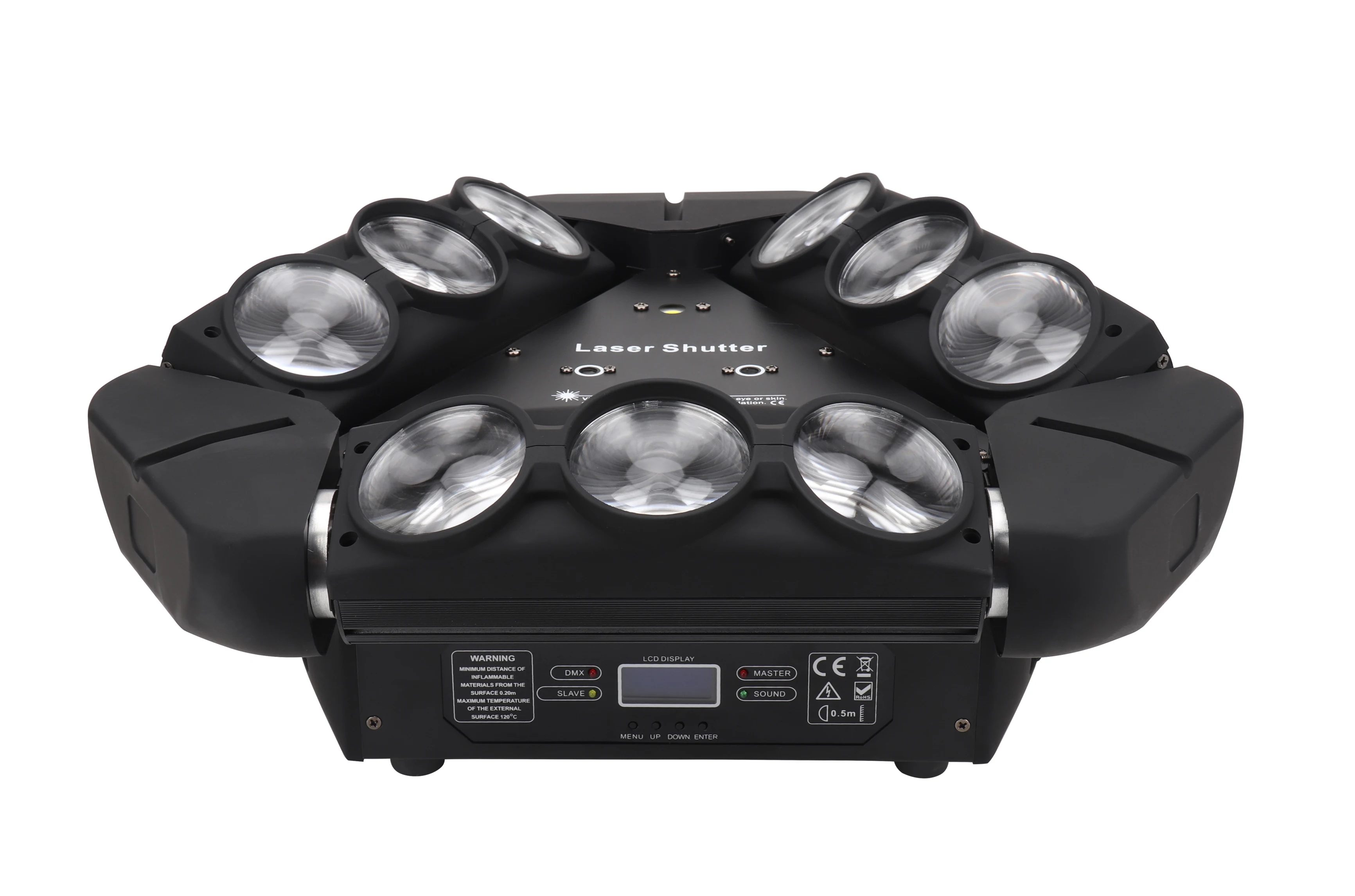 2020 New Style LED Spider Moving Head Stage Lighset 9pcs*10W t Beam ...