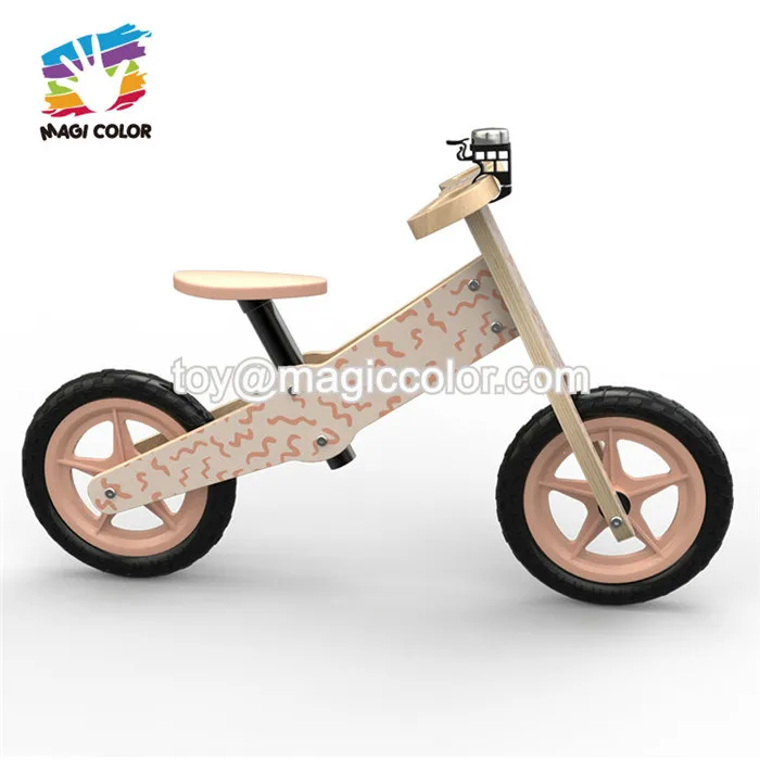 Wholesale Educational Ride-on Toy Pink Wooden Balance Bike For Kids W16c278 - Buy Balance Bike ...