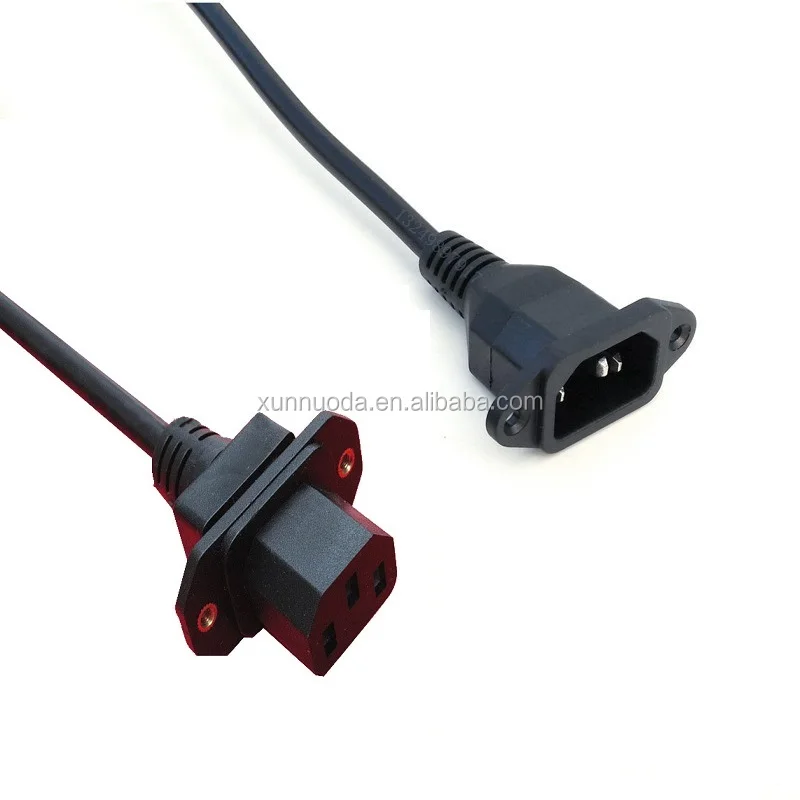 Customized Panel Mount IEC C14 Power Cord - Reliable Power