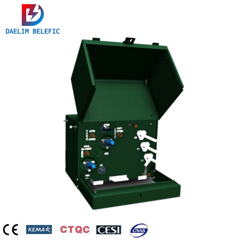 Residential Areas Single Phase Pad-mounted Transformer 75 Kva 13.8kv ...