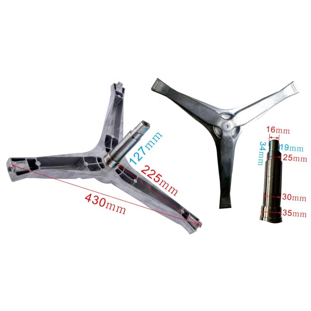 Flange Steel Bracket Drum Shaft Front Loading Parts Washing Machine ...