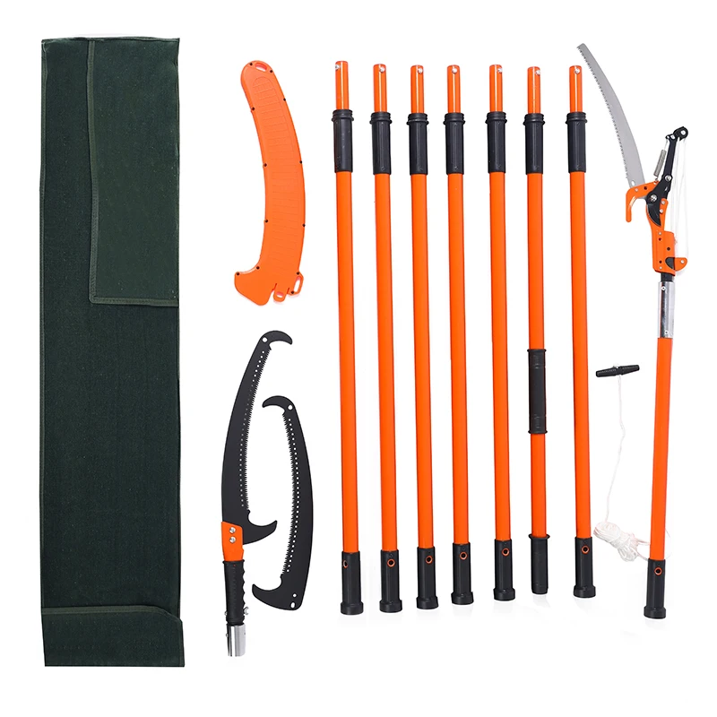 26ft High Voltage Fiberglass Telescopic Long Reach Pruner Tree Pruner ...