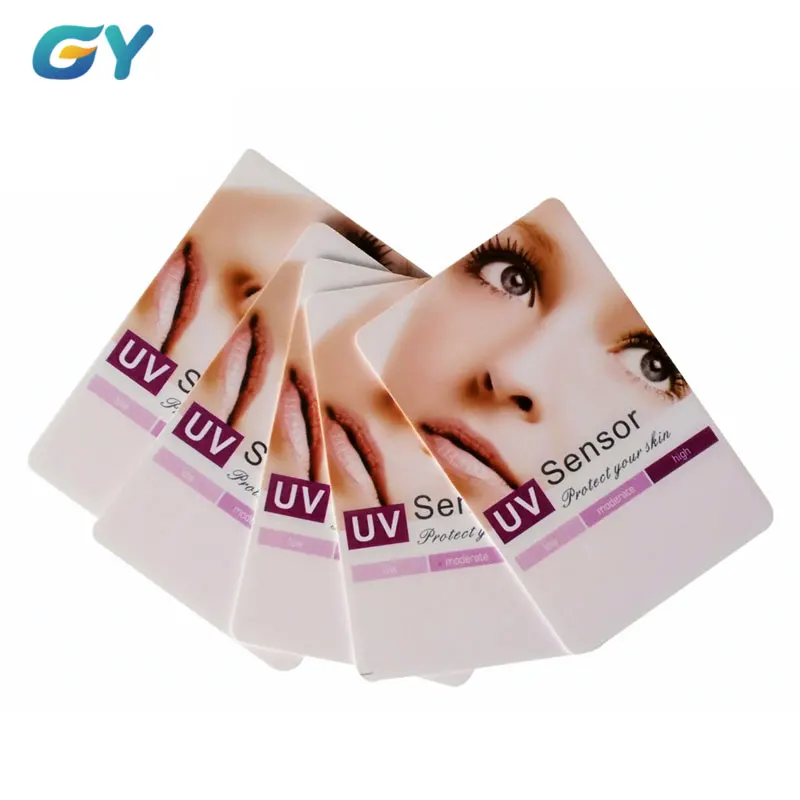 Oem Pvc Color Change Uv Test Card Ce Hot Summer Plastic Color Changing ...