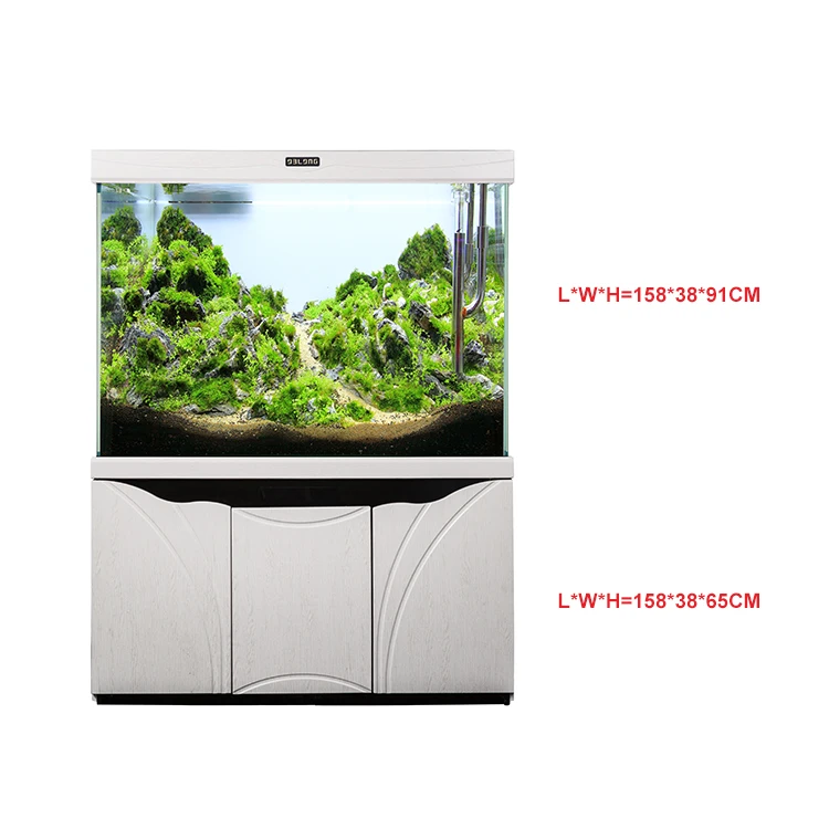 OBLONG unique ultra-white glass fish aquarium MEA-1580H, View unique ...