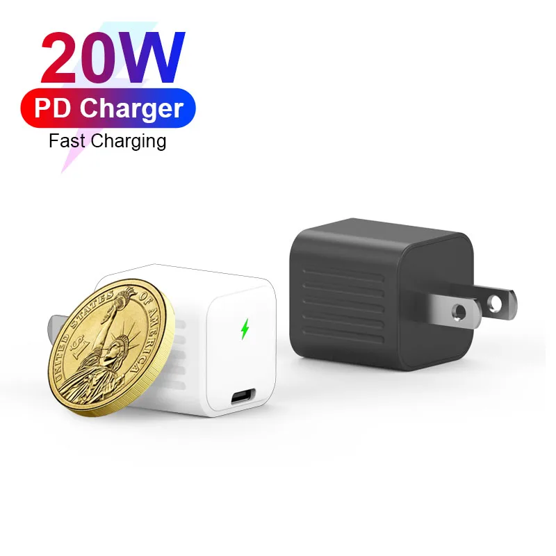 Pd20w Usb-c Mobile Phone Charger 20w Fast Charge Mini Pd Wall Charger ...