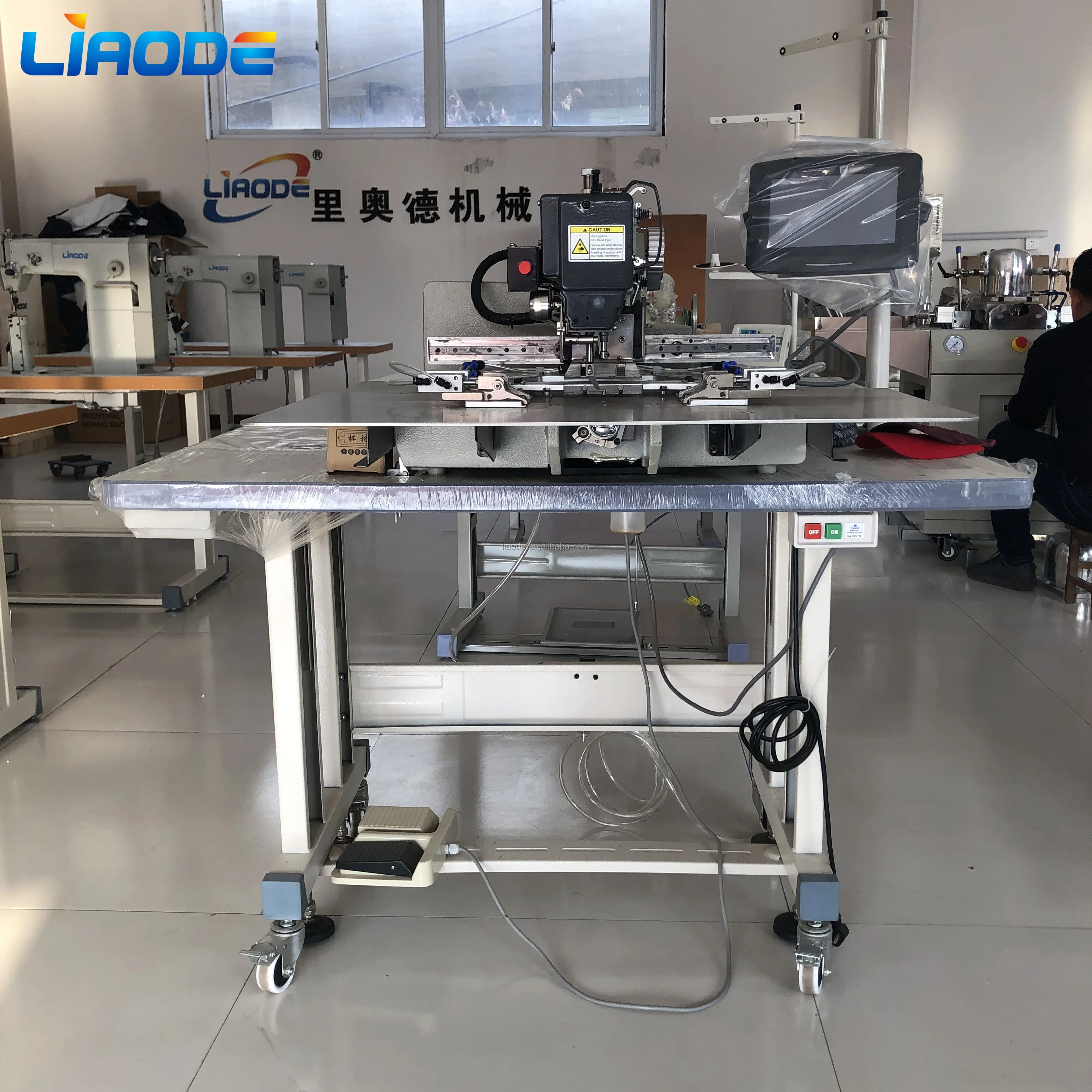 Automatic Cap Visor Embroidery Machine & Auto Stitching Machine ODM