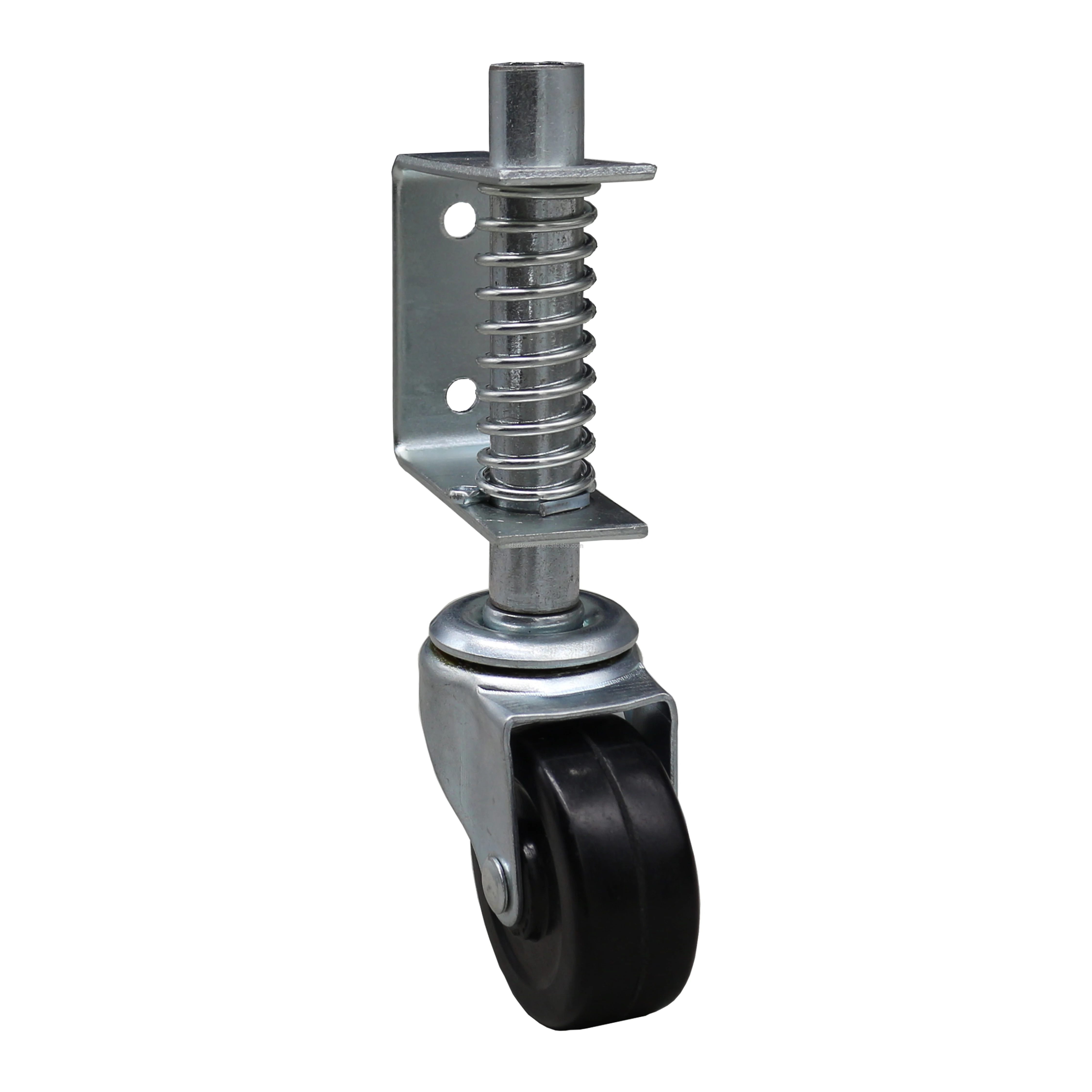 SS 2inch 50mm Spring Loaded Caster Wheels for Gate Support