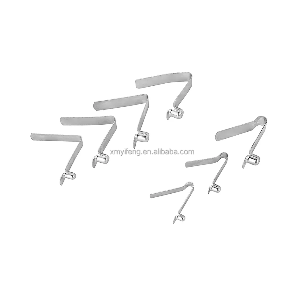 Stainless Steel Flat Leaf Spring Steel Clip V-Shaped Metal Shrapnel for ...