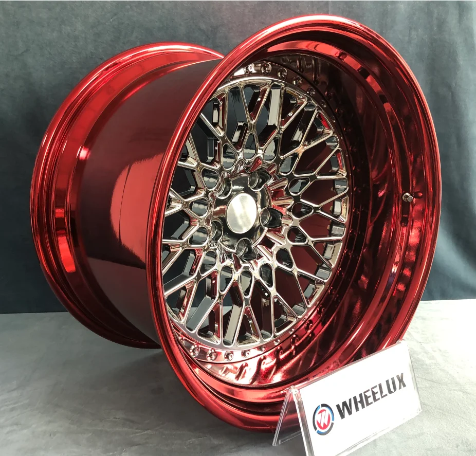 Aftermarket Design 2 Piece Forged 5x100/ 5x112/ 5x114.3/ 5x120 White ...