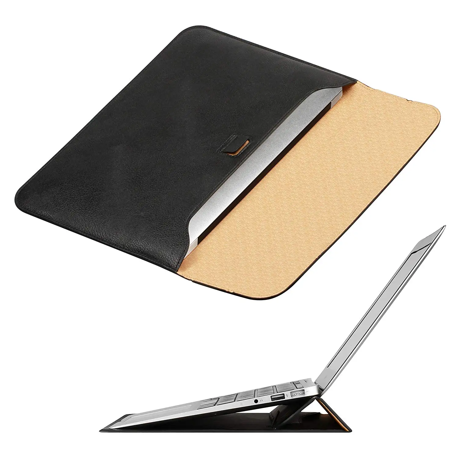 Portable Protective Leather Laptop Case Sleeve Laptop Cover Bag with ...
