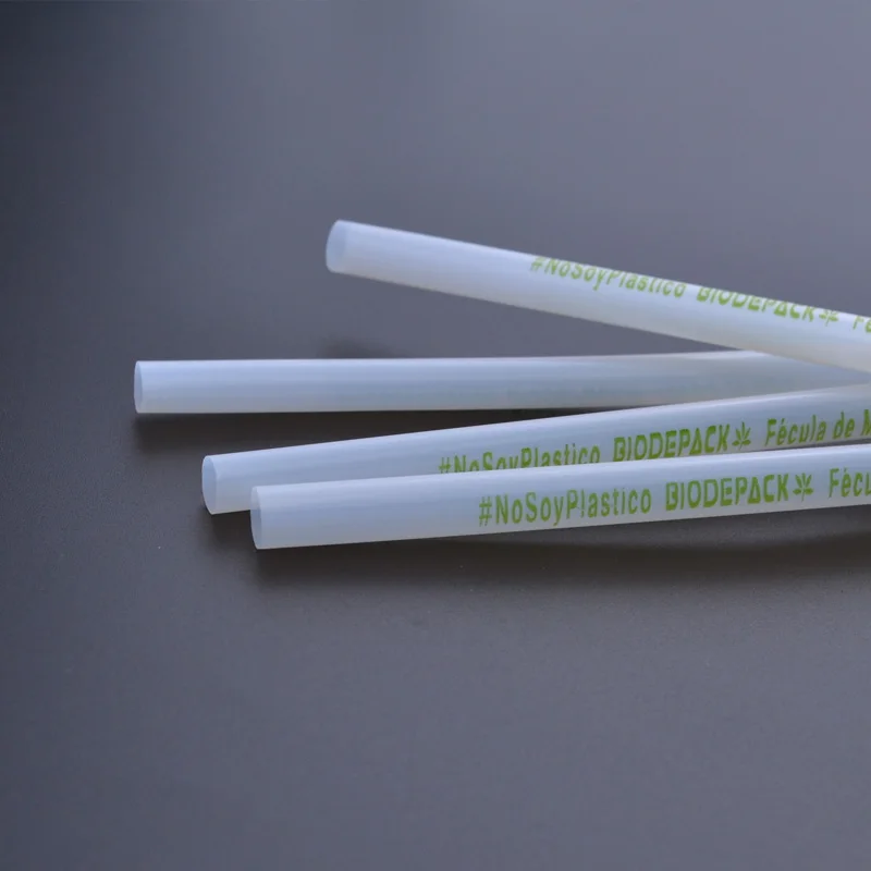 Custom Logo Printed PLA Straws - Biodegradable & Durable