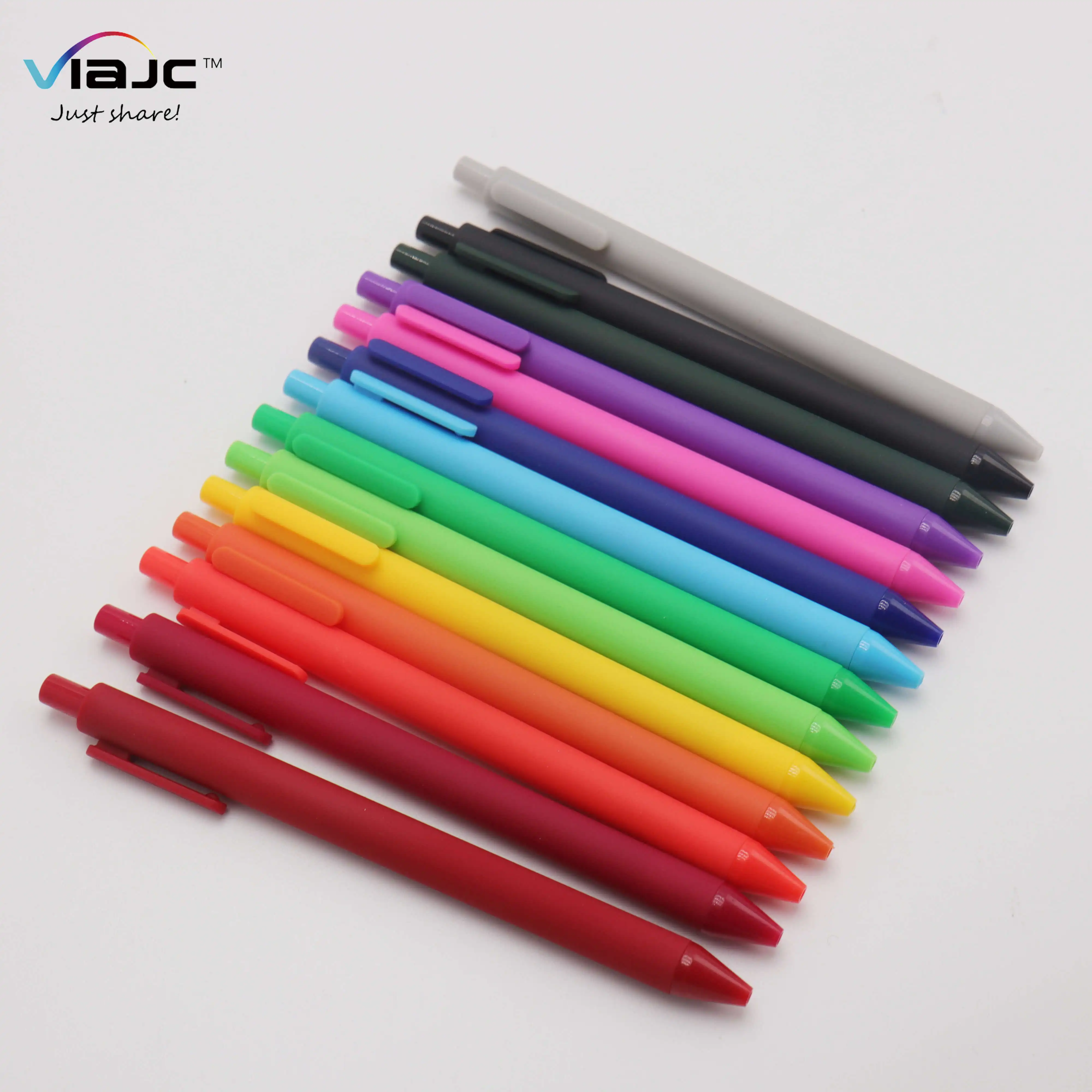 Customized Soft Touch Gel Ink Pens - Perfect Promotional Gifts