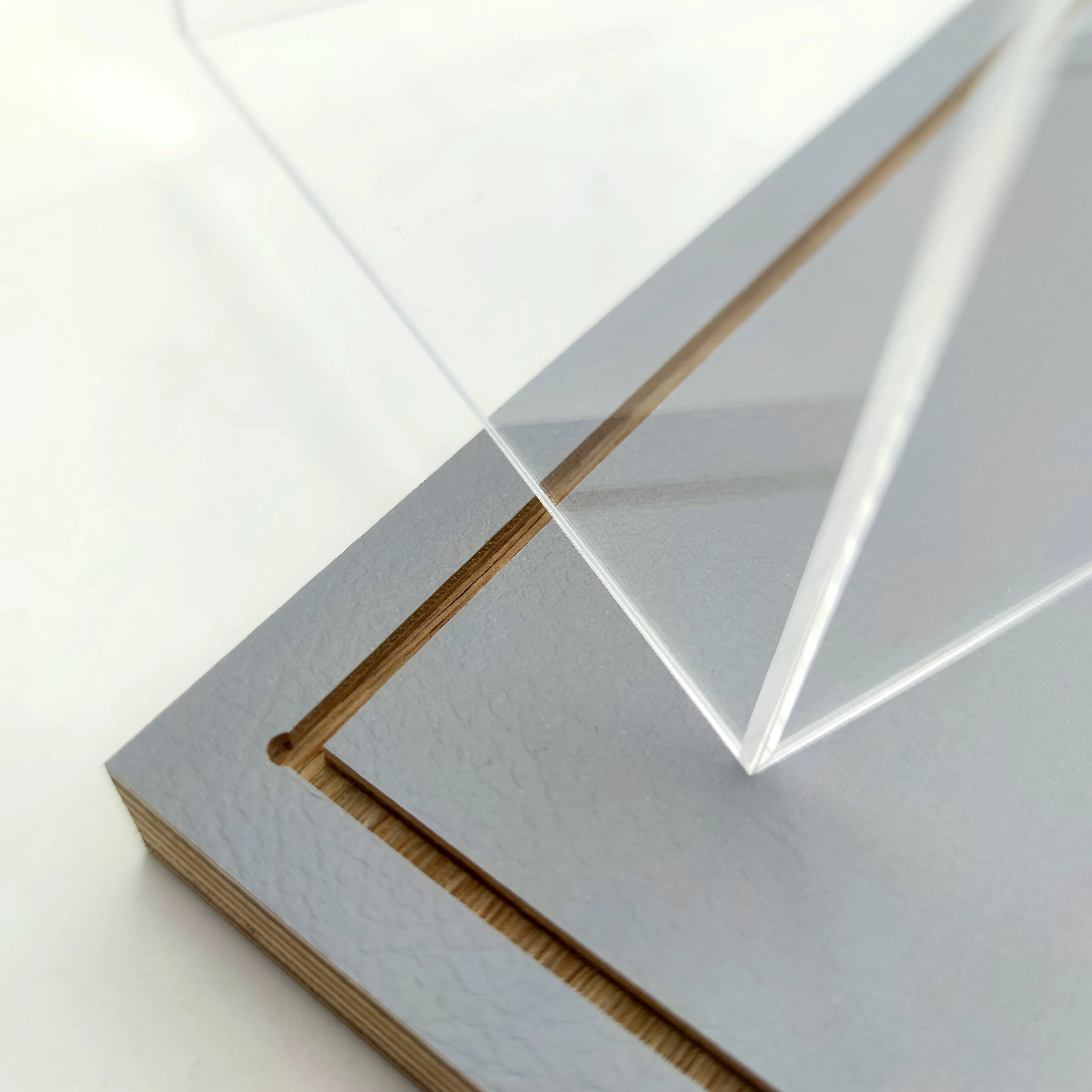 2024 Model Acrylic Display Box With Wooden Bottom Dust-proof Moisture ...