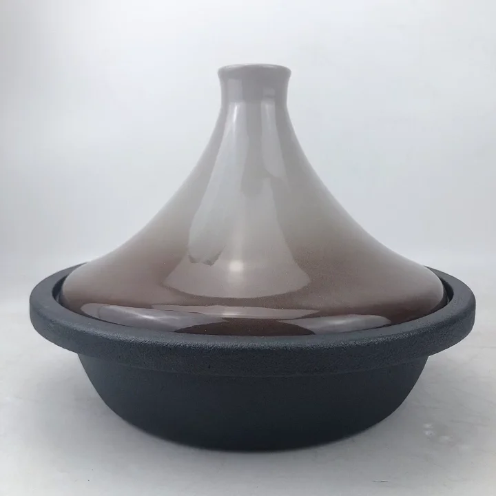 Colorful Enamel Moroccan Cast Iron Tagine Pot 2.5l - Buy Tagine Set ...