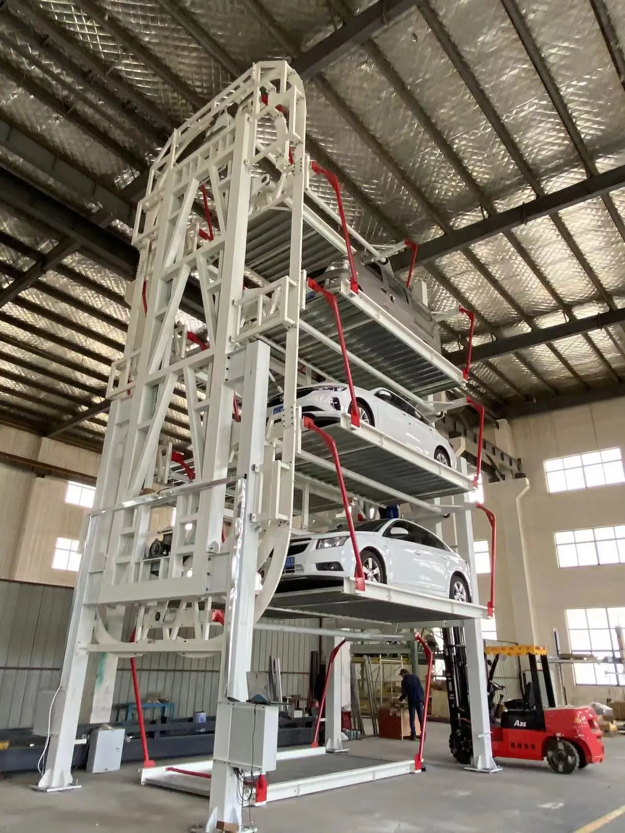 Vertical Electric Smart System Rotating Rotary Car Turn Table Traveling ...