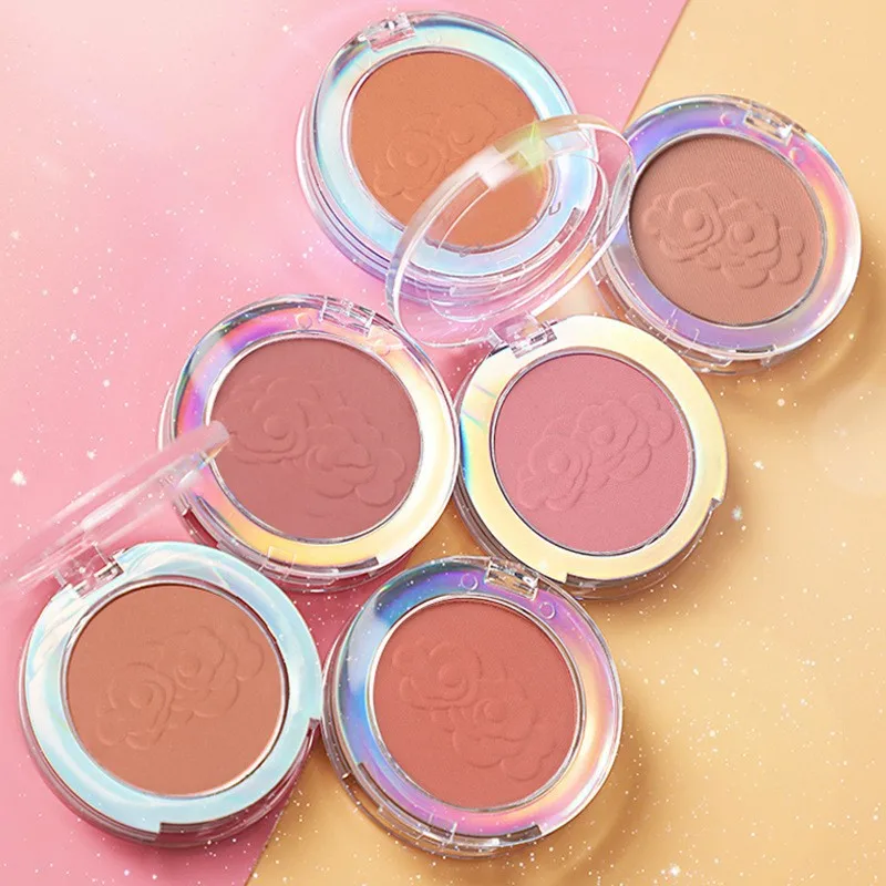 Long-lasting Flush Of Color Compact Blush Powder Makeup Shimmer & Matte ...