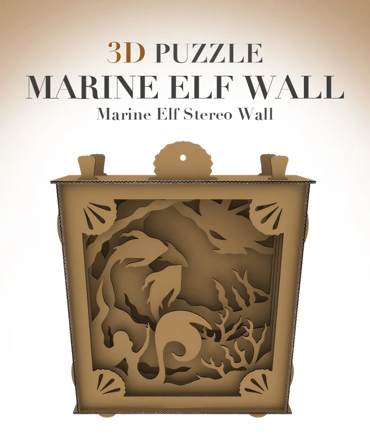 Innovative Little Mermaid Cardboard Craft Wall Mount Frame - Buy ...