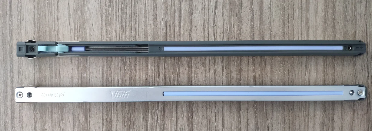 Soft Closing Roller Damper For Wardrobe Aluminum Frame Door - Buy ...