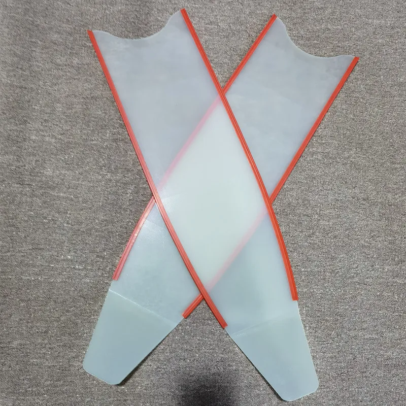Freediving Long Fins - Fiberglass Blade ICE Translucent