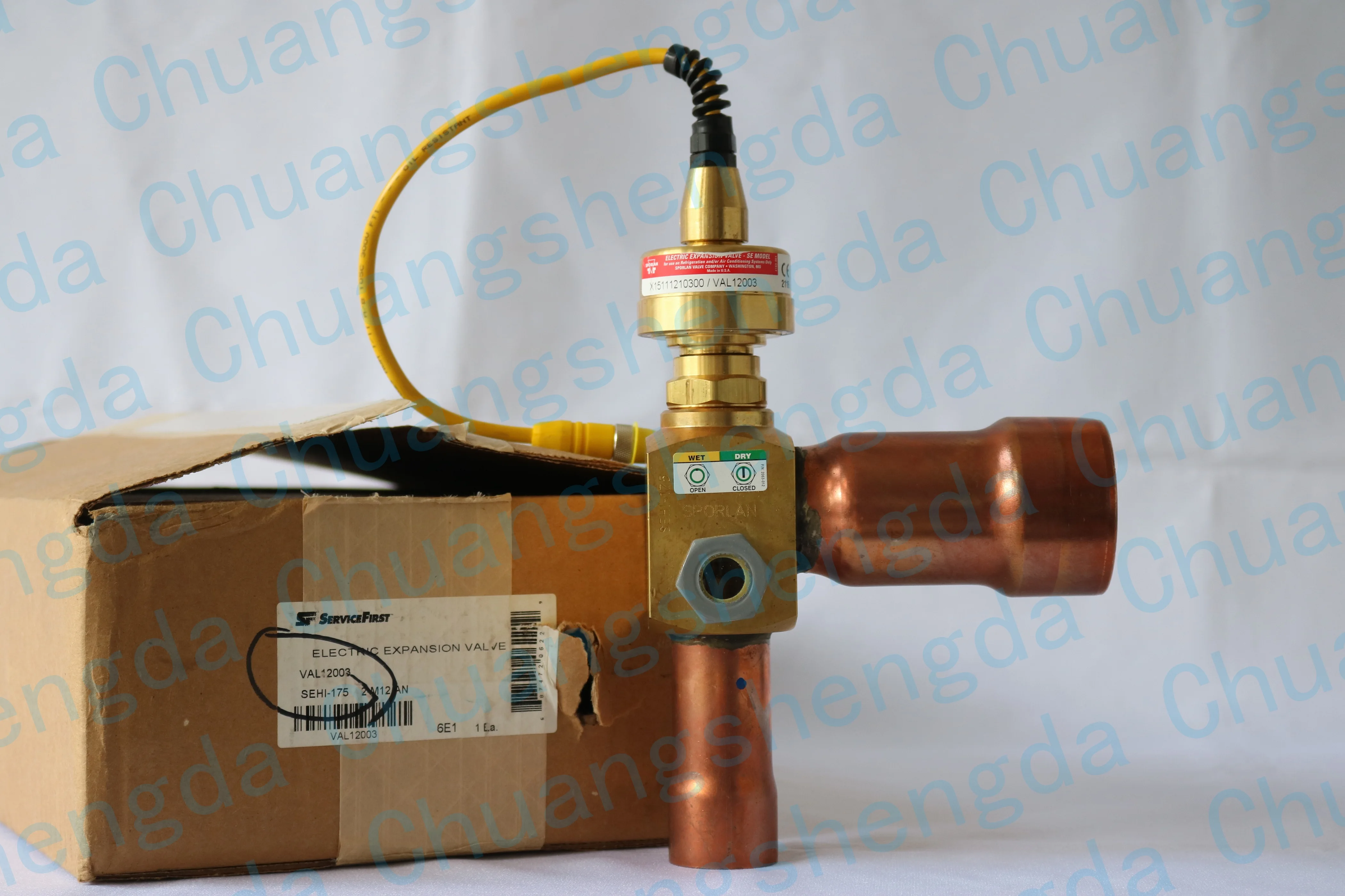 Trane Chiller Parts VAL12003 Electronic Expansion Valve SPORLAN SEHI ...