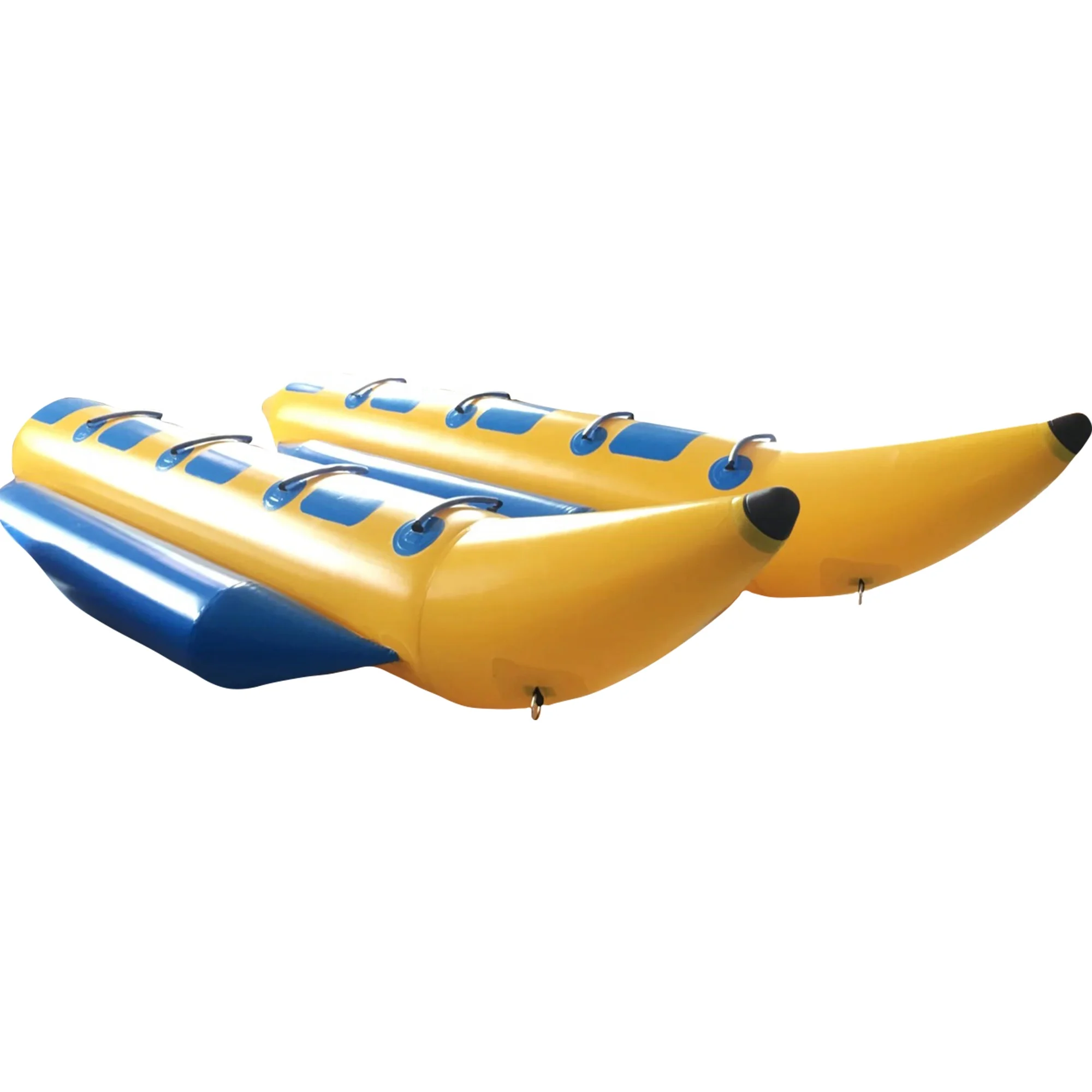Double Tube 6 People Can Drag Inflatable Flying Fish Banana Boat ...