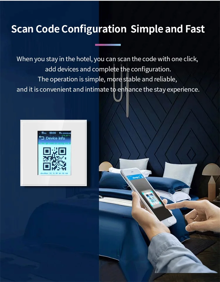 Lanbon L8 Smart Switch - 5 in 1 Hotel Energy Saving Solution