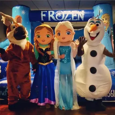 2019 Hot Sale Frozen Elsa Princess Cartoon Mascot Costumes Olaf Mascot ...