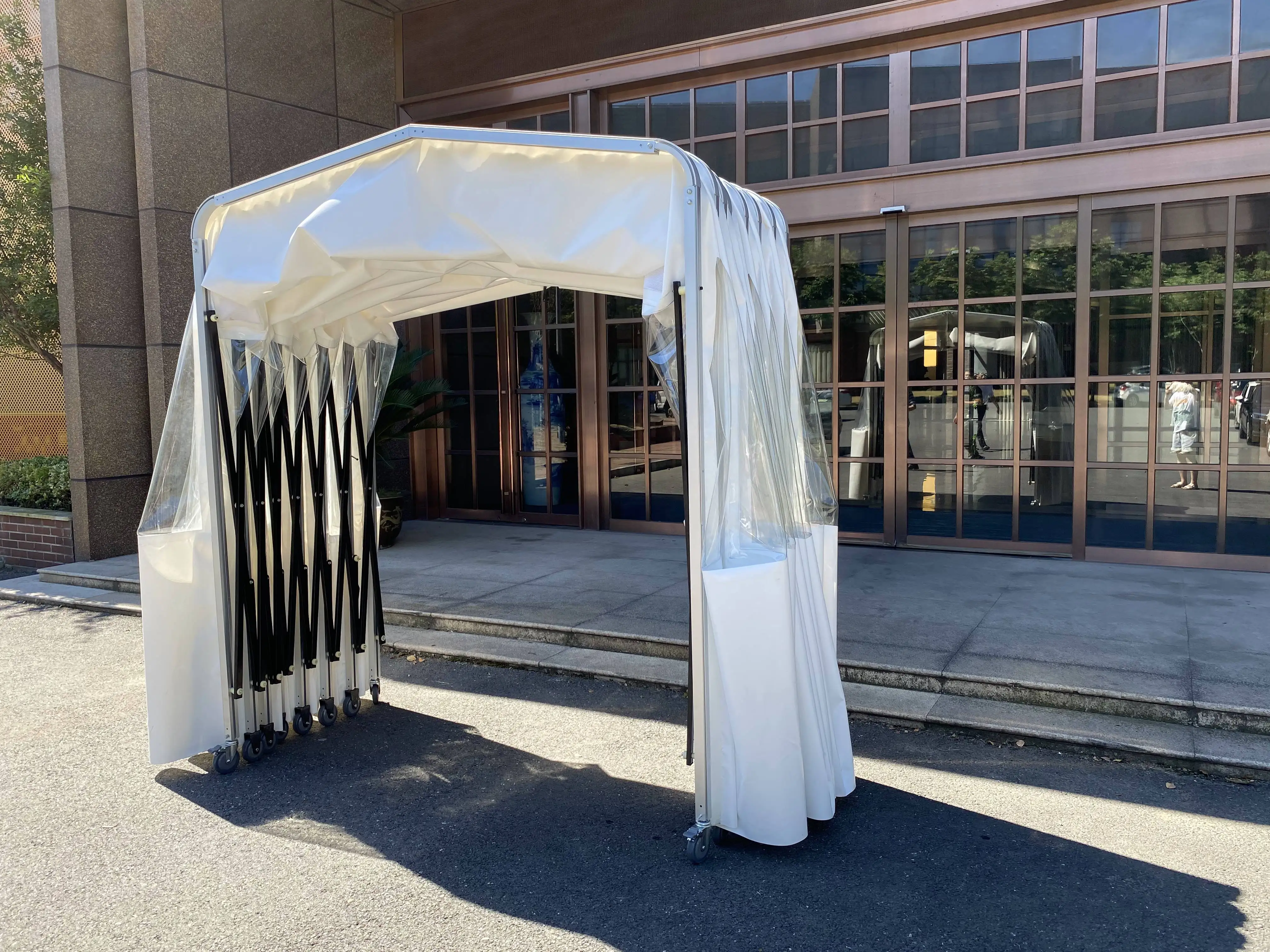 Push Pull Retractable Tent with Wheel - Durable & Versatile