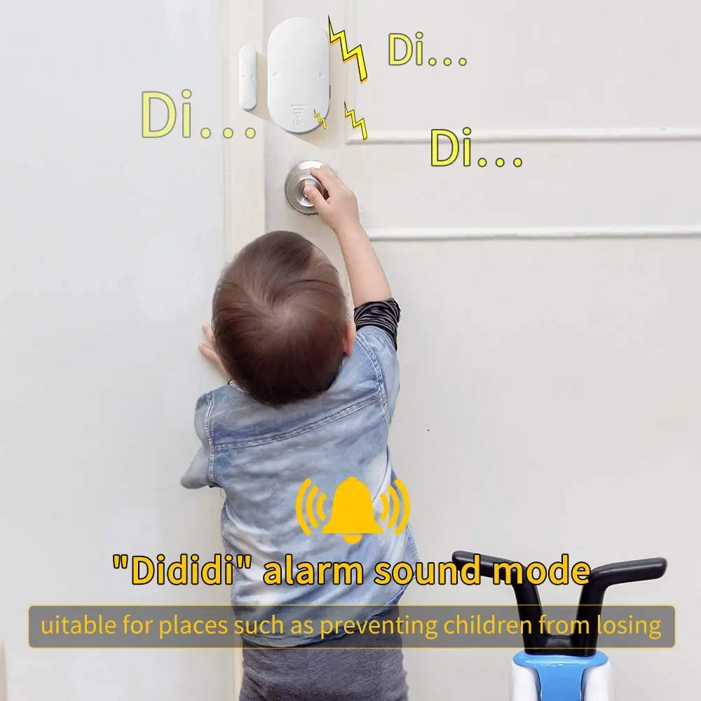 Door Alarm Magnetic Contacts Doorway Beam Sensor Or Chime Home Security ...