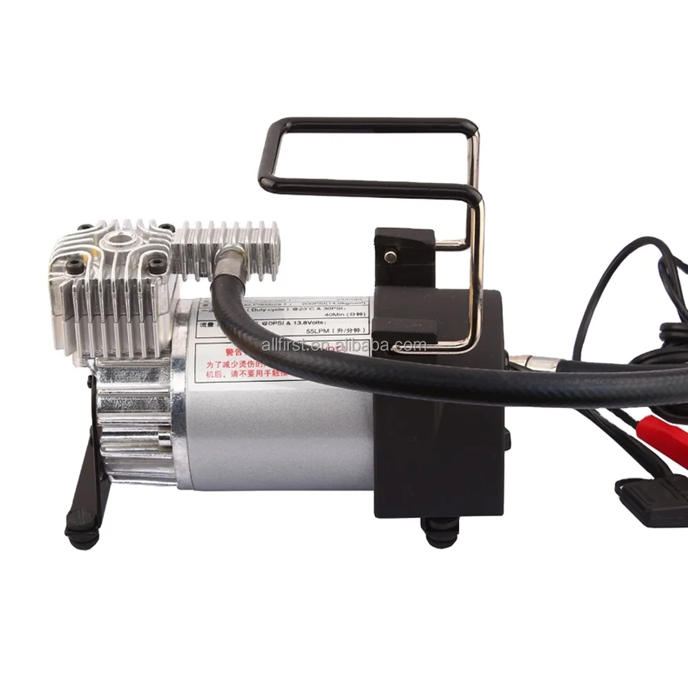 Metal Air Compressor 200psi 12v Tire Inflator Portable Electric Tyre ...