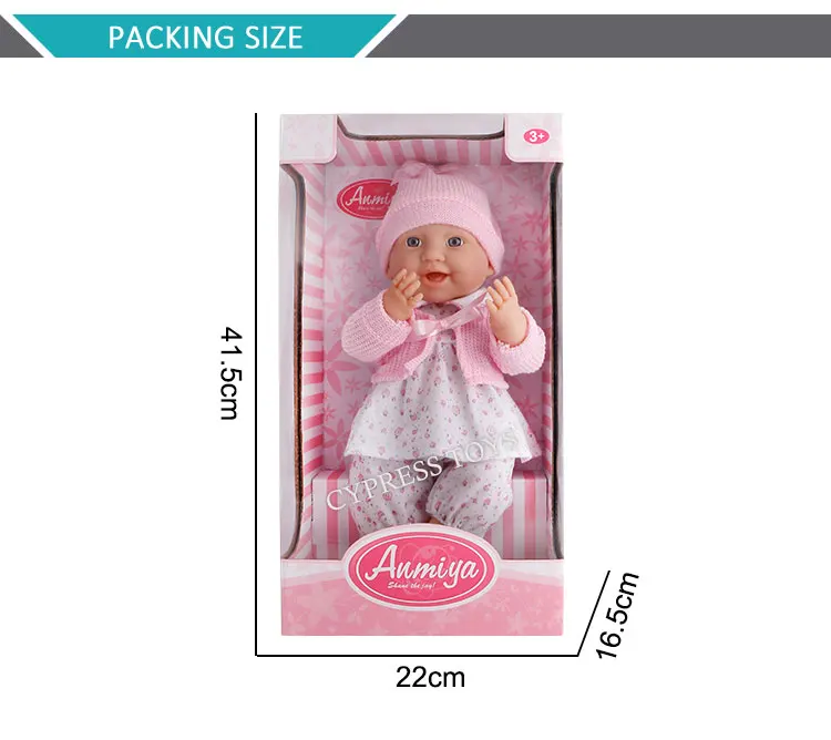 17 INCH Fashion Lovely Kids Doll Toy Silicone Baby Doll Toys Doll for ...