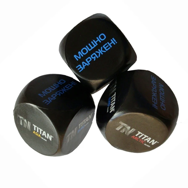 Custom Logo Pu Foam Anti Stress Cube Stress Ball - Buy Cube Stress Ball ...
