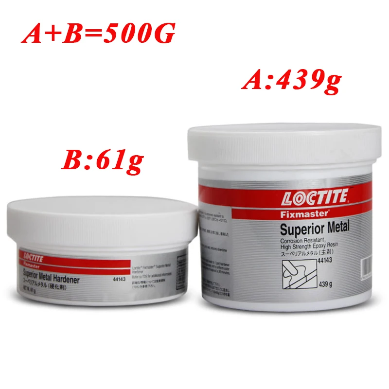 500g Loctiter Fixmaster Superior Metal Loctiter 44143 Two-component Ab ...