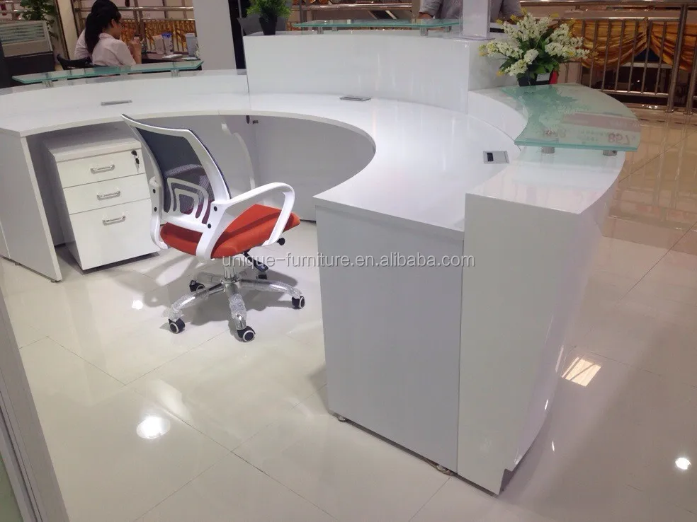Skillful Reception Counter Table Design for Hospital/mall