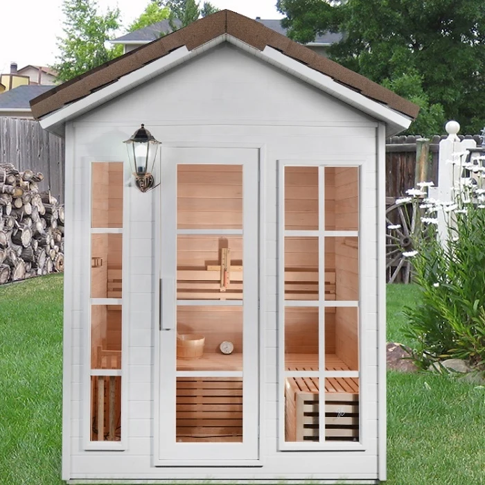 Traditional Steam Outdoor Sauna Room - Smartmak Smartsauna