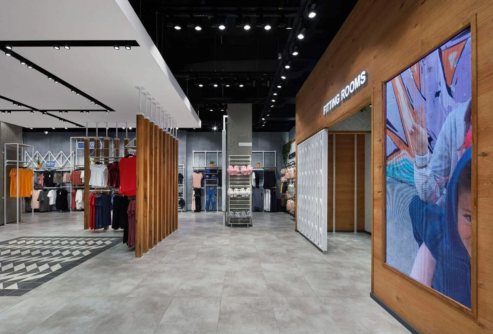 Wholesale Clothes Shop Counter Table Design for Garment Shop Interior ...