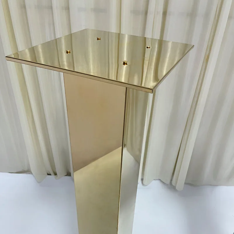 Gold Silver Metal Table Centerpiece Flower Stand Wedding Decoration ...