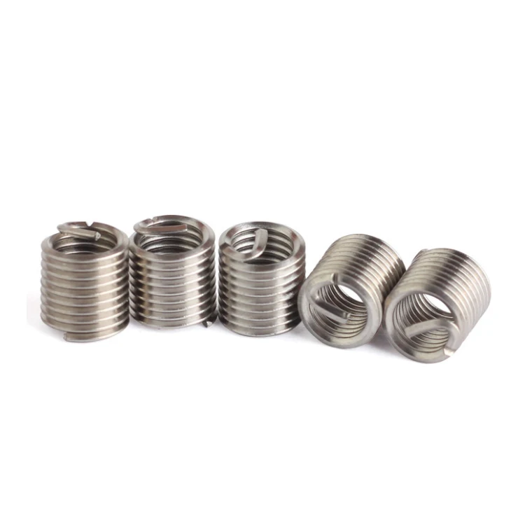 304 Stainless Steel Din 8140-1 Wire Thread Inserts For Iso Metric Screw Threads Carbon Insert ...