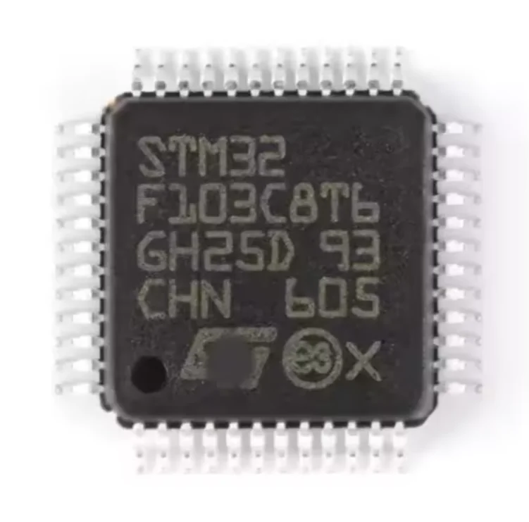 SMD STM32F103C8T6 32-Bit Microcontroller CORTEX M3 Integrated Circuit 64K Flash Memory LQFP48 ...