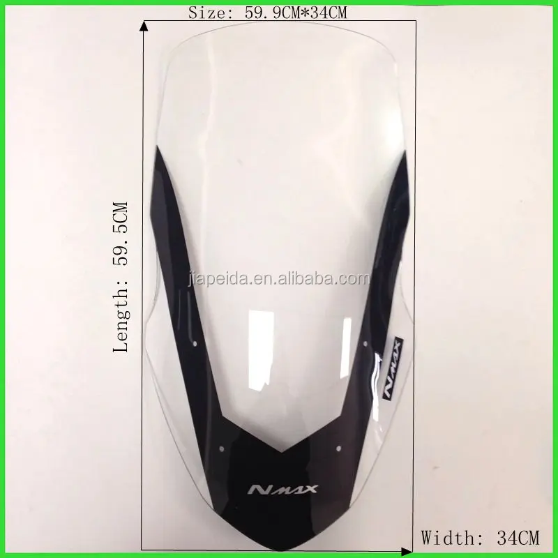 Modified Motorcycle Plastic Nmax155 Nmax125 Nmax Windshield Windscreen ...