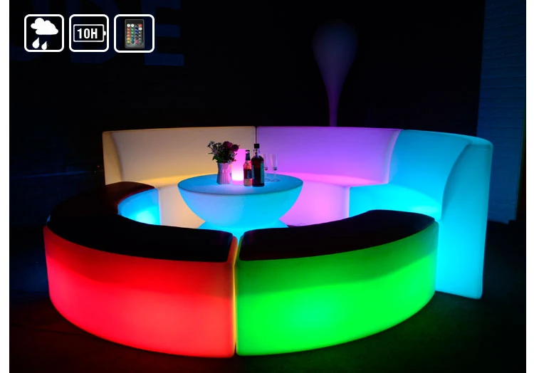 Wholesale Modern Design Pe Plastic Illuminated Furniture For Home ...