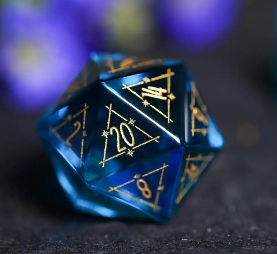 Custom Metal Blank Black DND Dice Set D20 Bone Polyhedral D&D W Gift ...