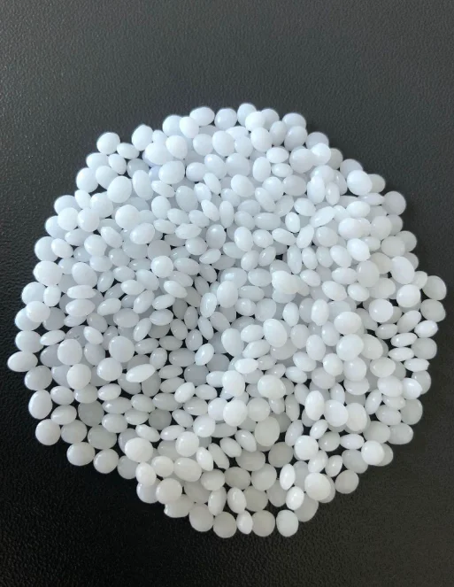 Milky Color Plastic Bearing Zipper Pom Raw Material Granule Particles ...
