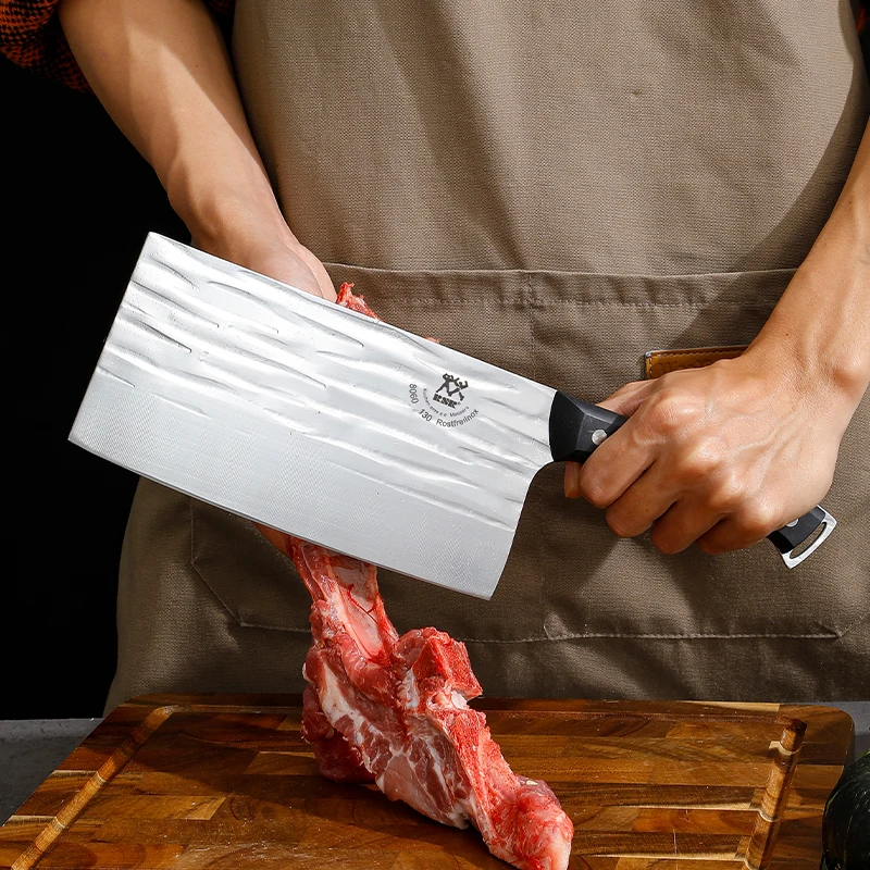 Wholesale Chef's Knife Set Practical Meat Cleaver With Stainless Steel Forging And Abs Handle ...