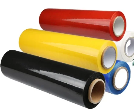 Custom Color Plastic Film Roll Ldpe Wrapping Stretch Film For Packing ...