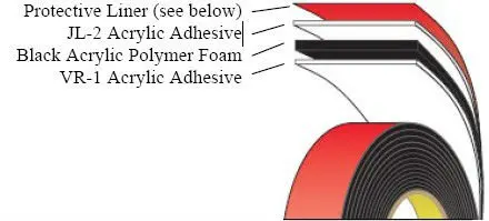 3m Acrylic Plus Tape Ex4011 For Automotive - Buy Automotive Tape ...