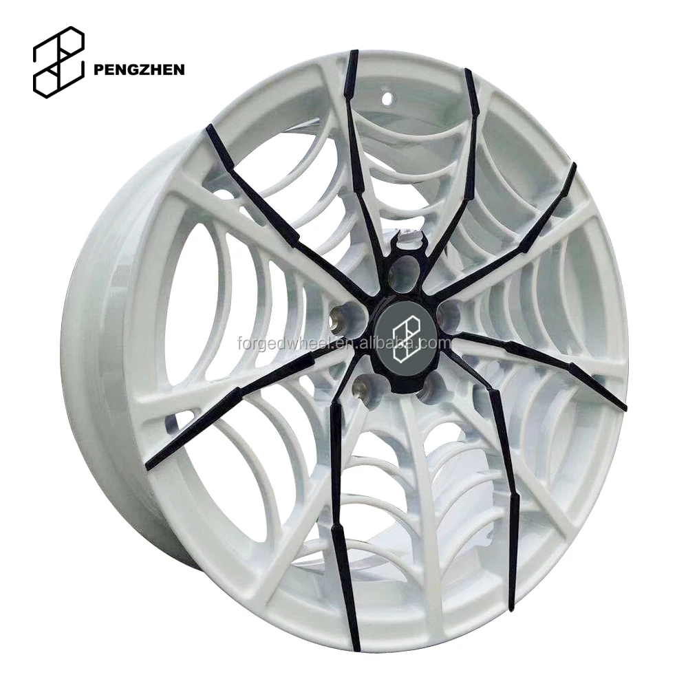 Pengzhen Passenger Car Alloy Special Wheel Hub White And Black Rims ...