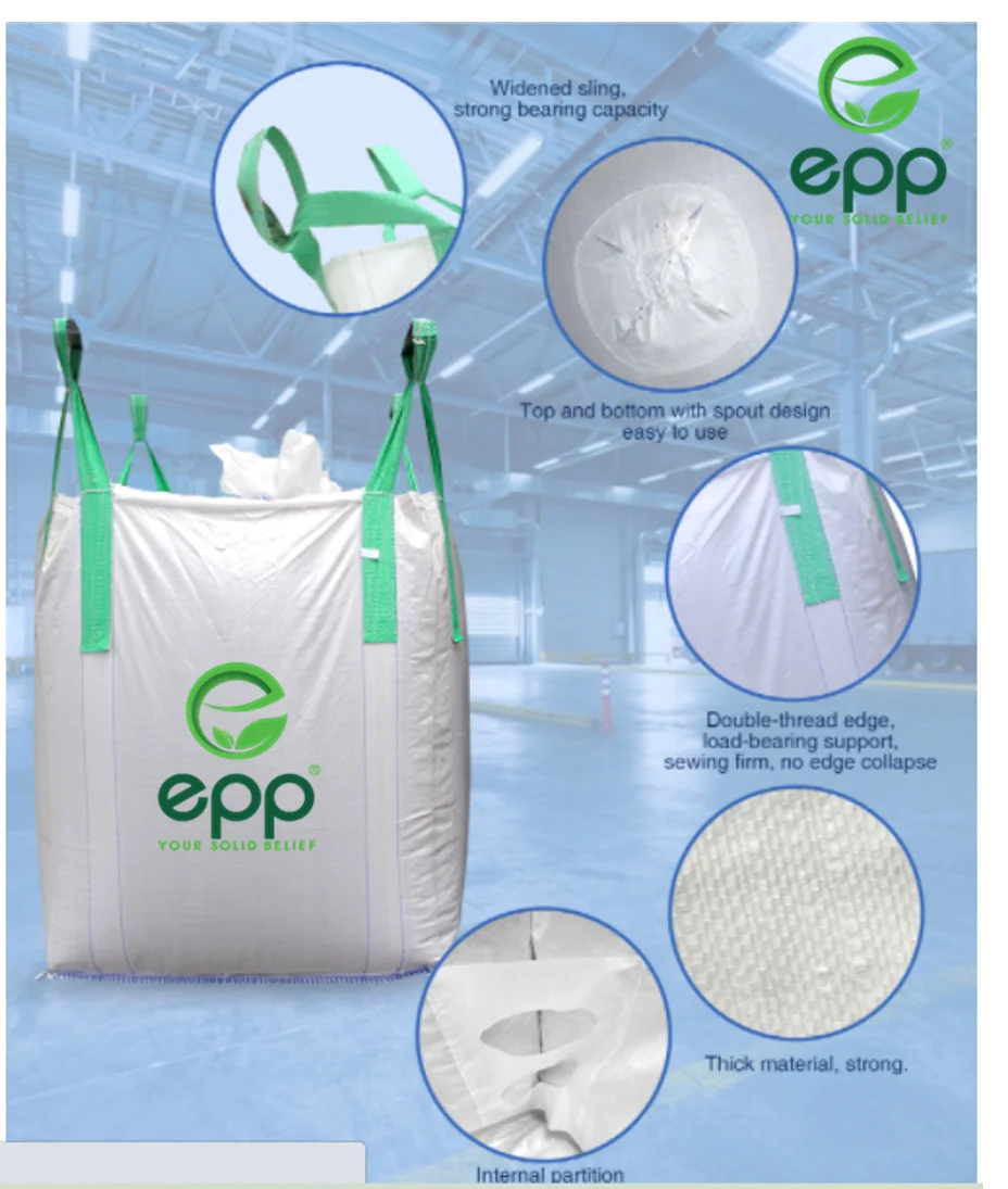FIBC Ventilated Moistureproof Jumbo Container Bag Recycling Bulka Bags ...