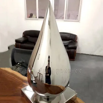 Metal Water Sculpture For Home Decor,Stainless Steel Sculpture Craft ...